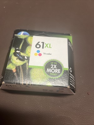 NEW 61XL Tri-Color Original HP OEM Ink Exp. CH564WN C Envy Deskjet ...