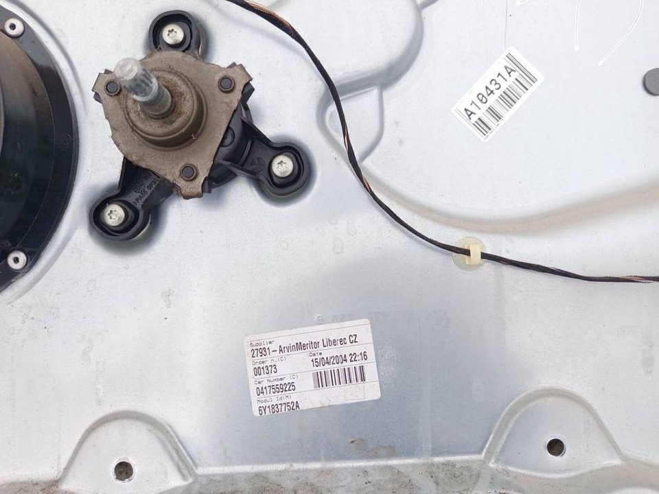 6y1837752a Door winder mechanism (Window Regulator) - FRONT RIGH ...