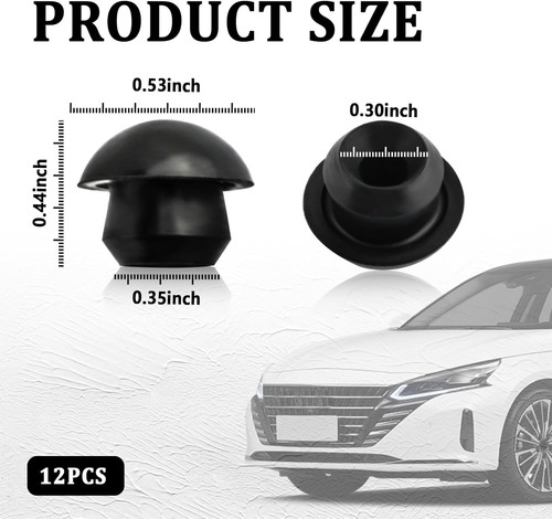 12PCS Hydraulic Floor Jack Oil Filler Plug,0.35In Rubber Black | eBay