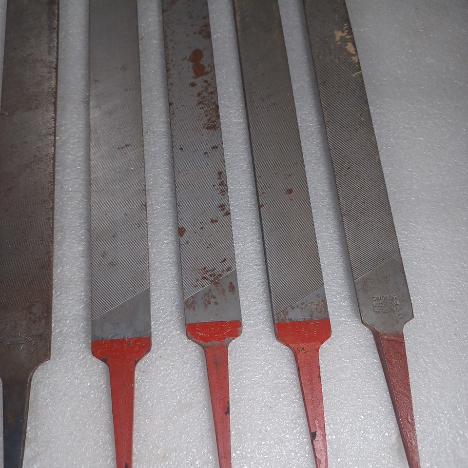 Lot Of 9 VTG Metal Files Nicholson and Simonds Made In USA | eBay