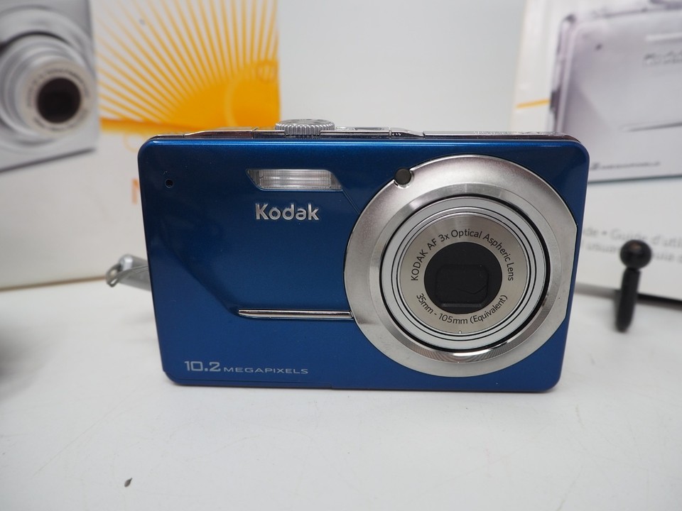Kodak EasyShare M340 10.2MP Digital Camera Blue Tested Working | eBay