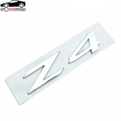 Chrome Z4 Rear Trunk Tailgate Emblem Badge Sitcker For sDrive18i ...