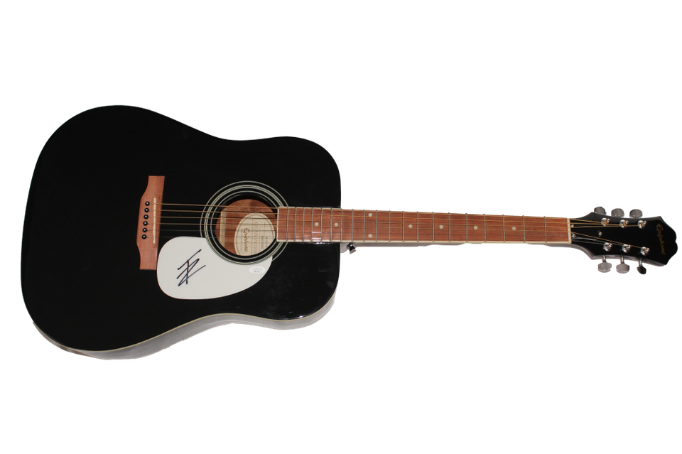 THOMAS RHETT SIGNED AUTOGRAPH FULL SIZE GIBSON EPIPHONE ACOUSTIC GUITAR ...
