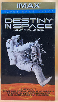 IMAX Destiny In Space Narrated by Leonard Nimoy VHS 1994 **Buy 2 Get 1 ...