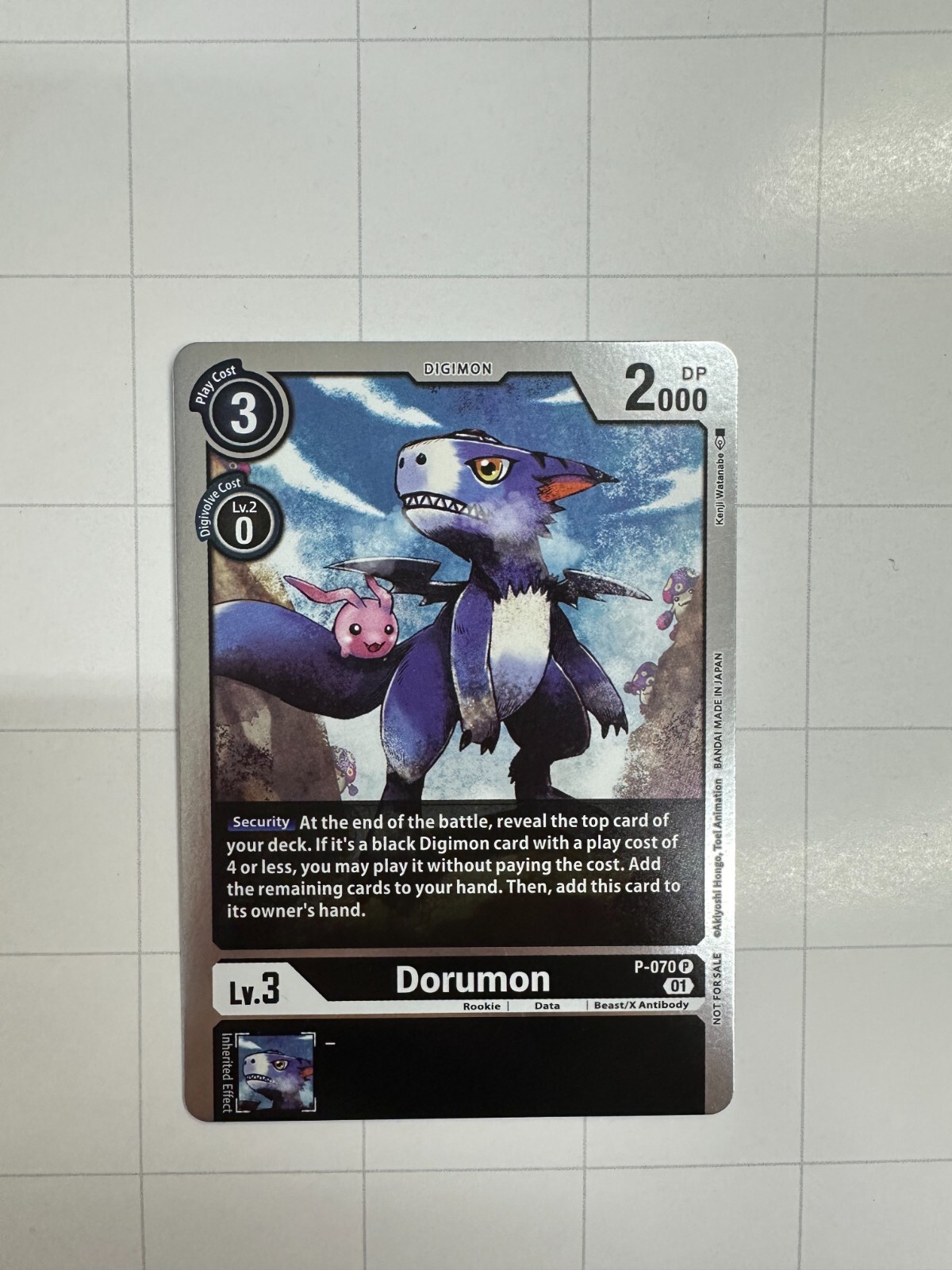 Digimon TCG Dorumon P-070 Rare Promo NM | eBay