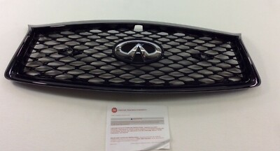 F2310-6HH0C Infiniti Q50 Midnight Black Sedan Grille - NEW OEM ...