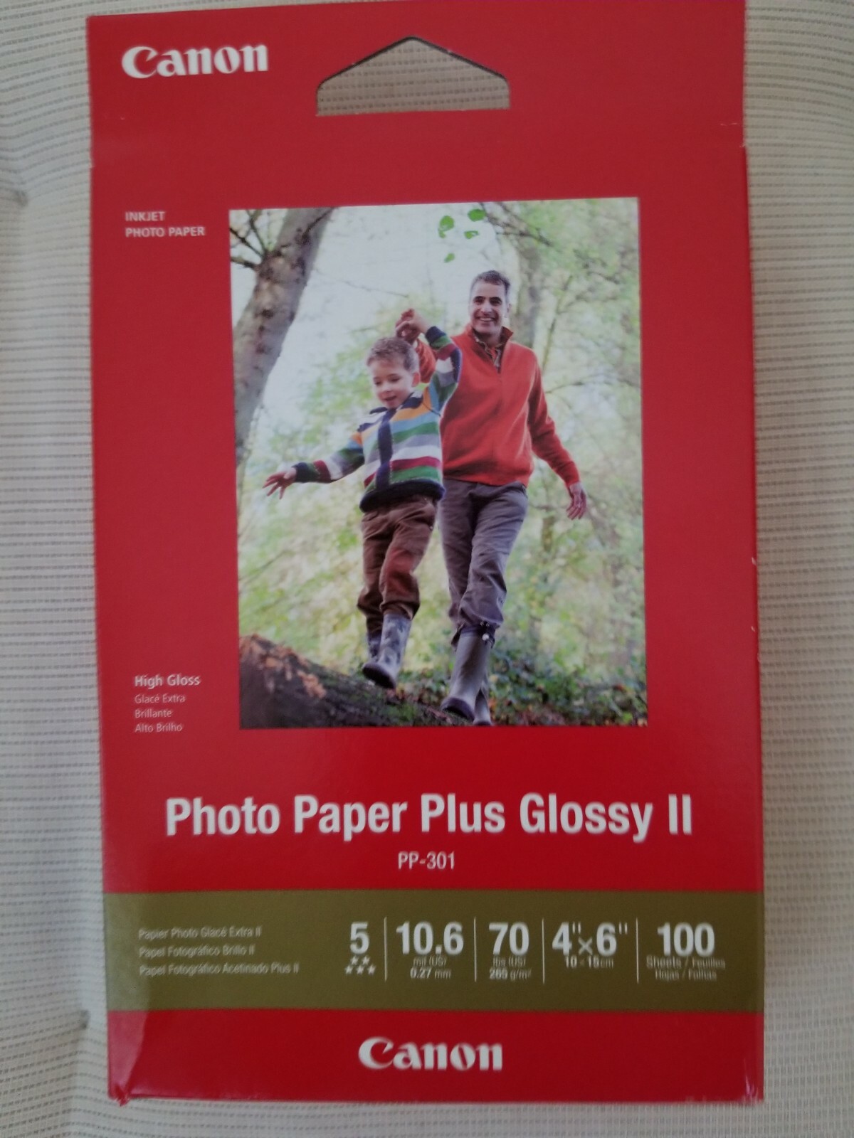 NEW UNSEALED Canon Pixma Photo Paper Plus Glossy II 100 Sheets 4" x 6 ...