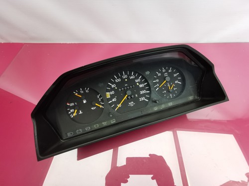 MERCEDES W124 C124 S124 Diesel Instrument cluster speedometer 220km/h ...