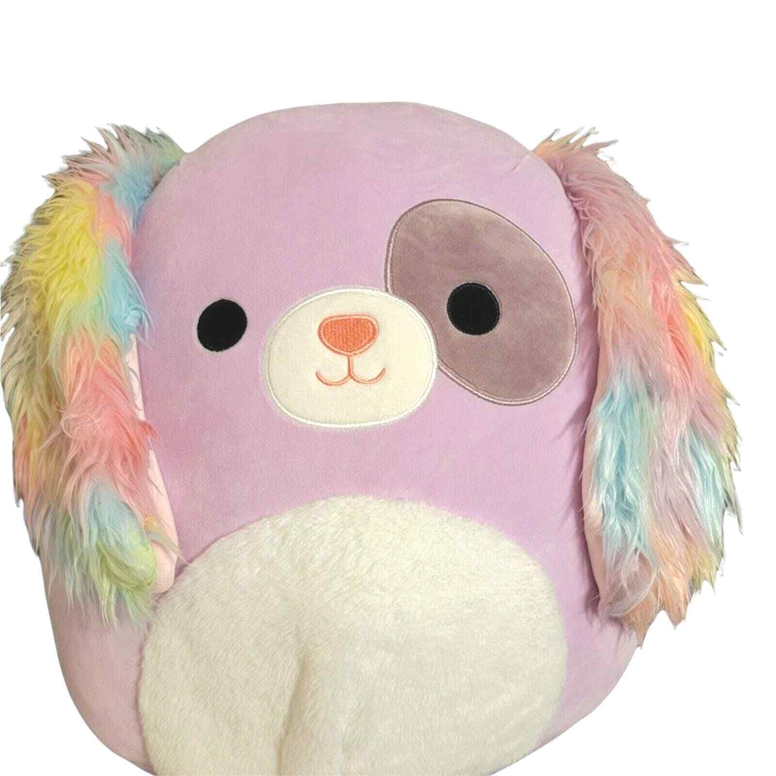 Squishmallows Barb the Puppy Dog Pink Rainbow 16" Plush Stuffed Animal ...
