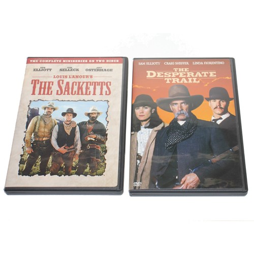 Lot of 2 Sam Elliott DVD Movies The Sacketts Miniseries and Desperate ...