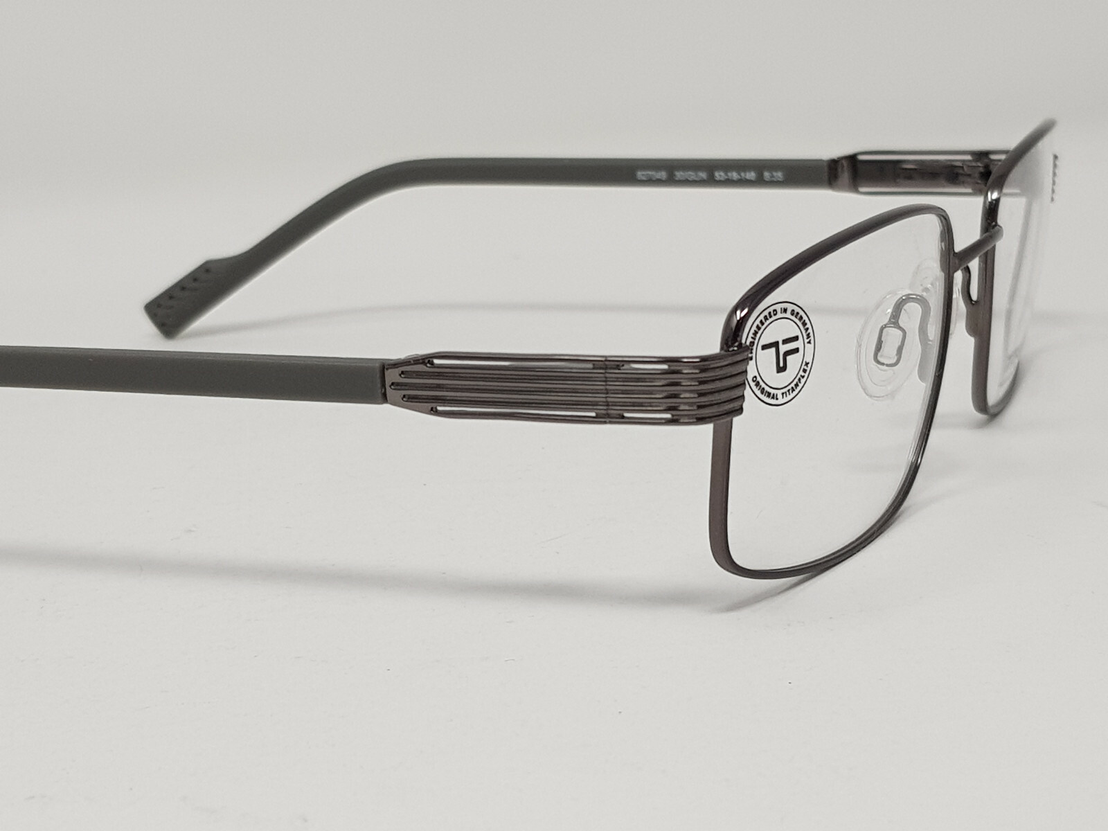 Titanflex 827049 Men's Eyeglasses Frame 53-18-140 Gunmetal #350034 | eBay