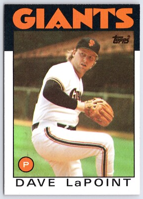 DAVE LaPOINT 1986 TOPPS 86 NO 551 NRMINT+ 56477 | eBay