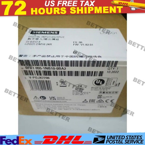 New Siemens 6ED1055-1NB10-0BA2 LOGO! DM16 24R expansion 6ED1 055-1NB10 ...
