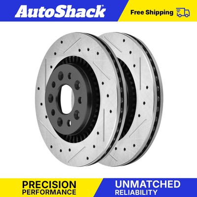 Front Coated Disc Brake Rotors Set for Ford Five Hundred Taurus X 3.5L ...