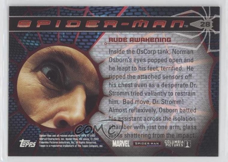 2002 Topps Marvel Spider-Man: The Movie Rude Awakening #28 0nr3 | eBay