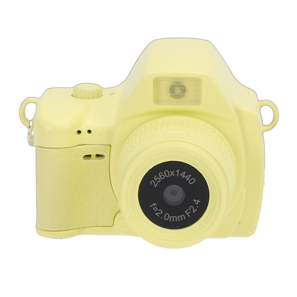 Yellow Keychain Camera 2K 1.47 Color Display Retro Keychain Digital SG ...