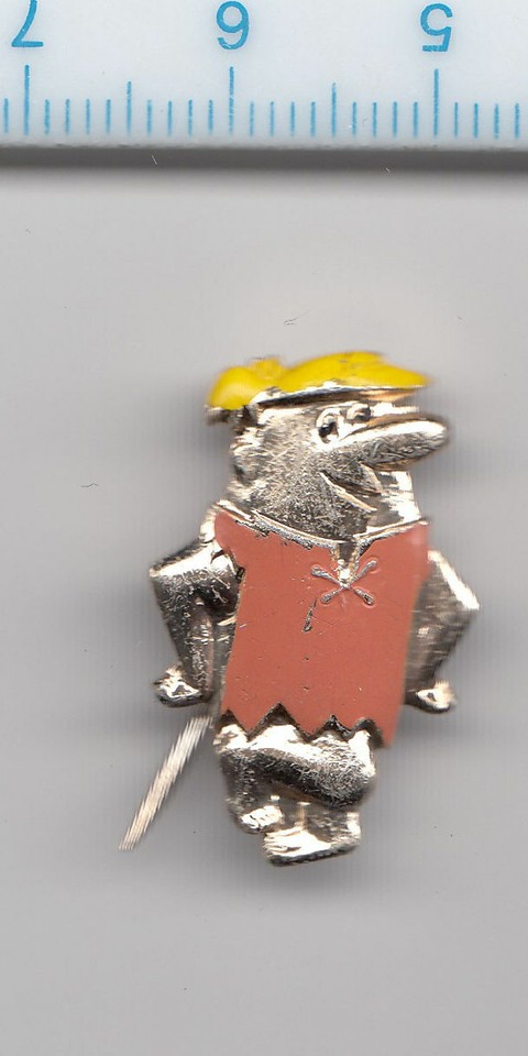 Original Vintage THE FLINTSTONES stick pins 1960s badge Cartoon Comic ...