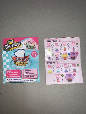 SHOPKINS Chef Club Shopkins Season 6 Checklists Collector's Guide ...