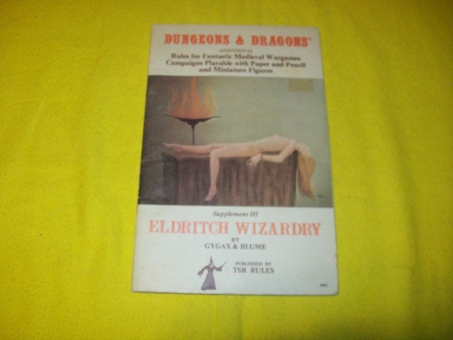ELDRITCH WIZARDRY SUPPLEMENT III 3 DUNGEONS & DRAGONS - 1 9TH PRINT | eBay