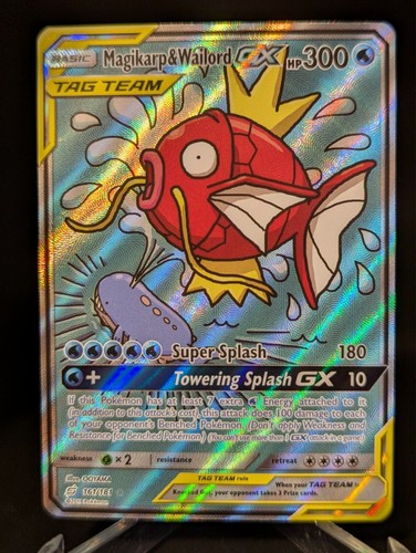 Magikarp & Wailord GX - 161/181 - Team Up - NM - Pokemon - Read Desc ...