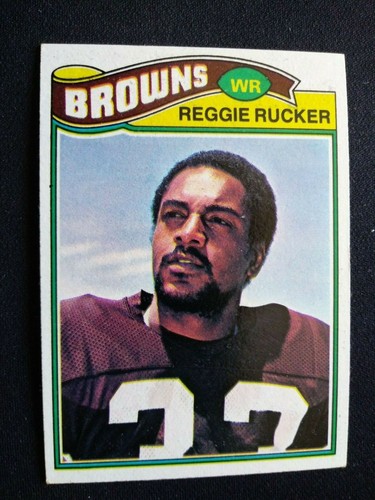 1977 Topps Football Card # 138 Reggie Rucker - Cleveland Browns | eBay