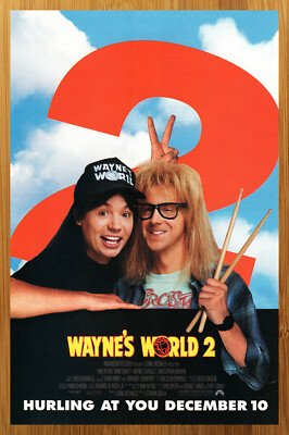 1993 Wayne's World 2 Movie Print Ad/Poster Mike Myers Official Retro ...