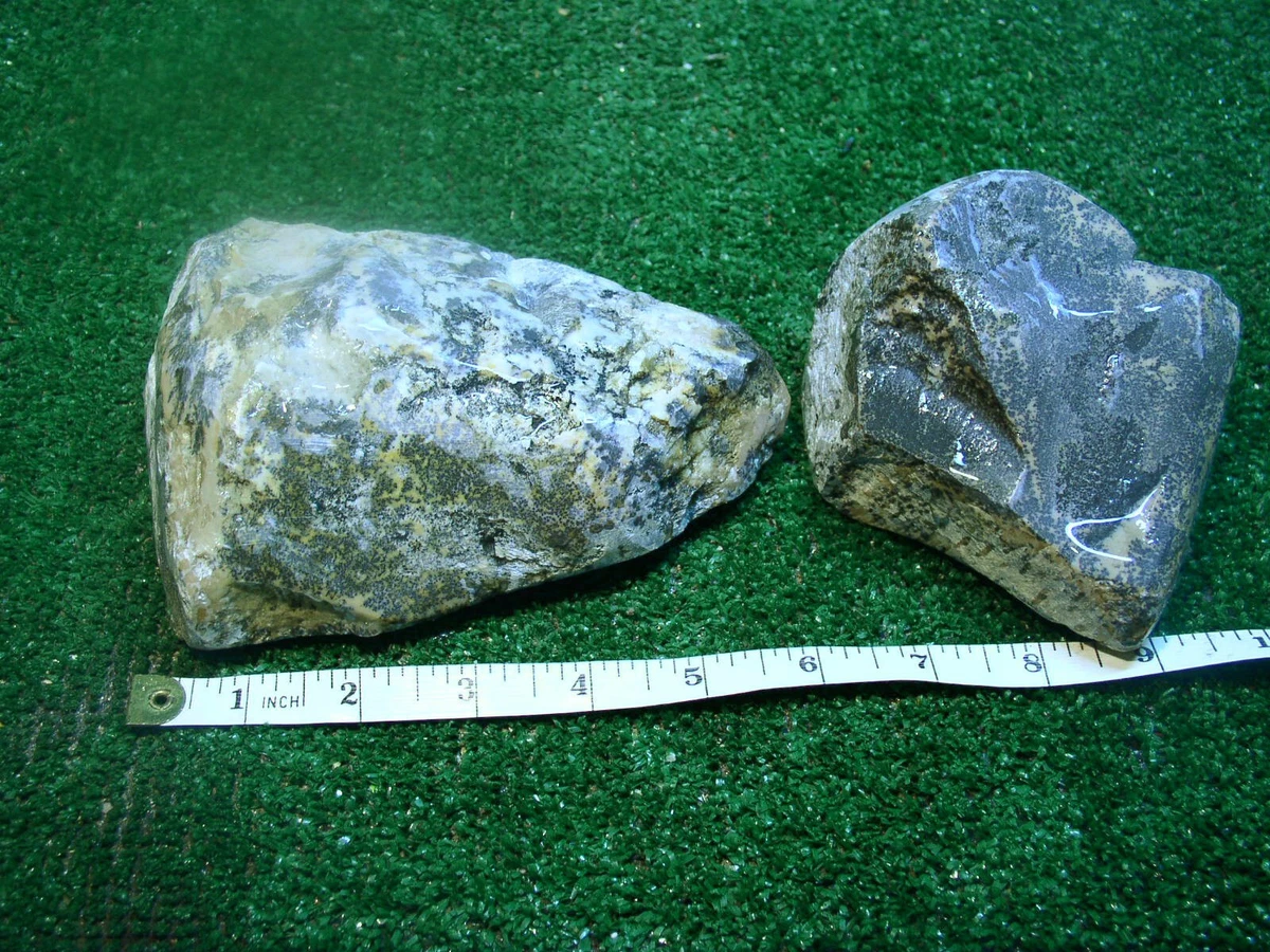 Green Soapstone Rock