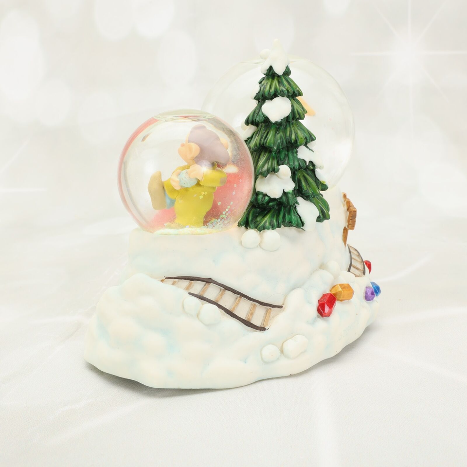 Disney Whimsical Double Dwarf Musical Small WaterSnow Globe ~Plays ...