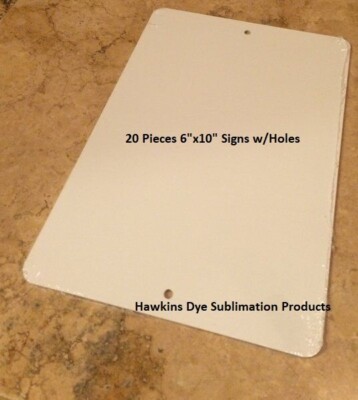 Parking Sign – 6″ x 10″ – Set of 20 Dye Sublimation Blanks | eBay