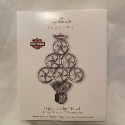 Hallmark Keepsake Happy Harley-Days! Harley-Davidson Motorcycles Chrome ...