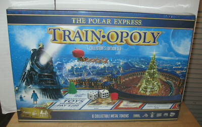 Masterpieces ~ The Polar Express Train-opoly Collector's Edition ~ NIP ...