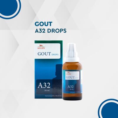 Allen A32 Gout Drop Homeopathic Remedy 30ml Bottle | eBay