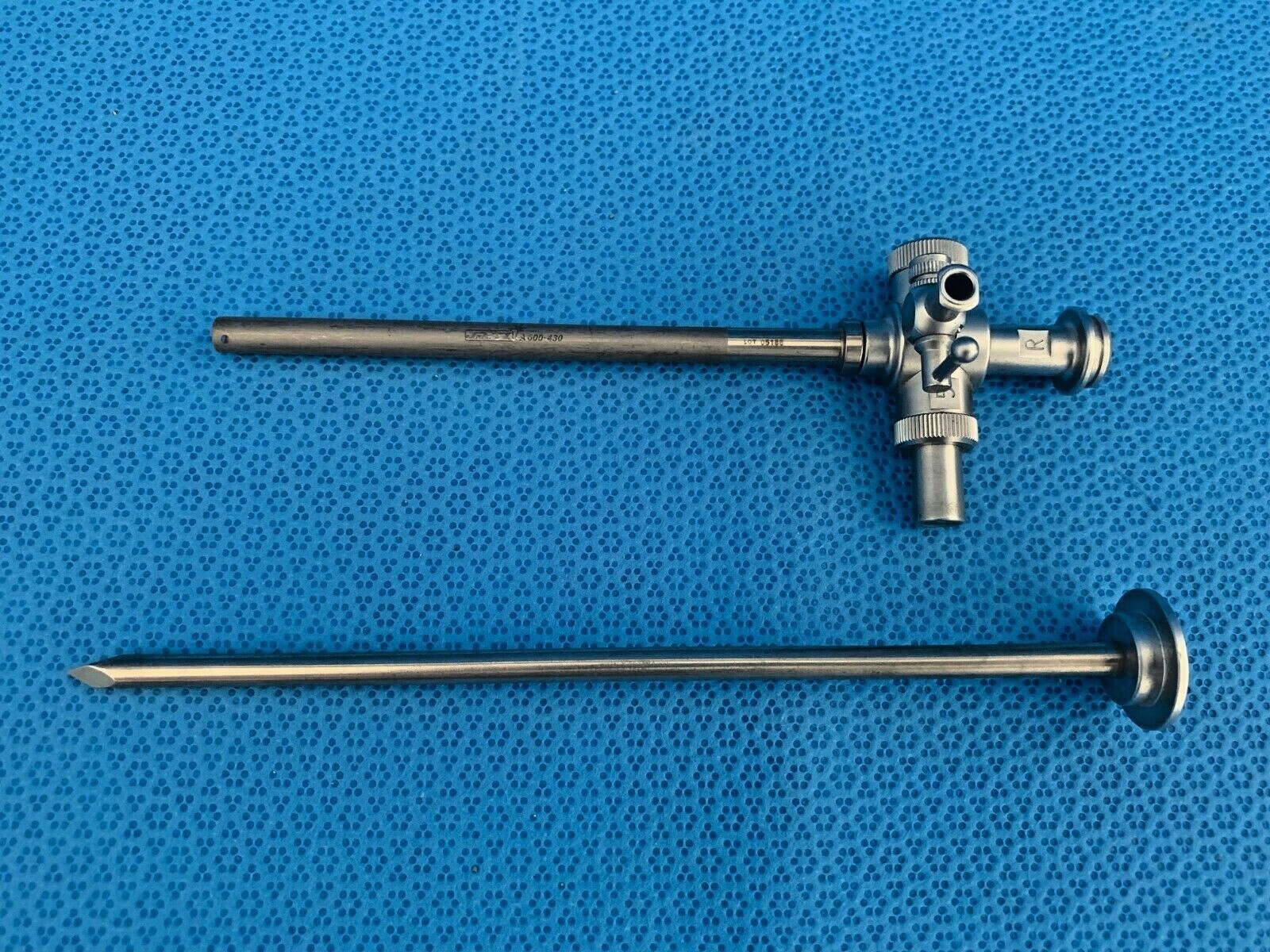 Jarit A600-430 Laparoscopic Cannula w/ Valve & Sharp Obturator ...
