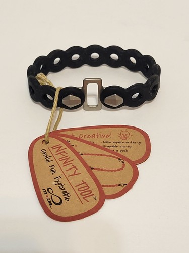 MODL Black Infinity Tool Black - 70 lbs Strength Silicone Loop Strap ...