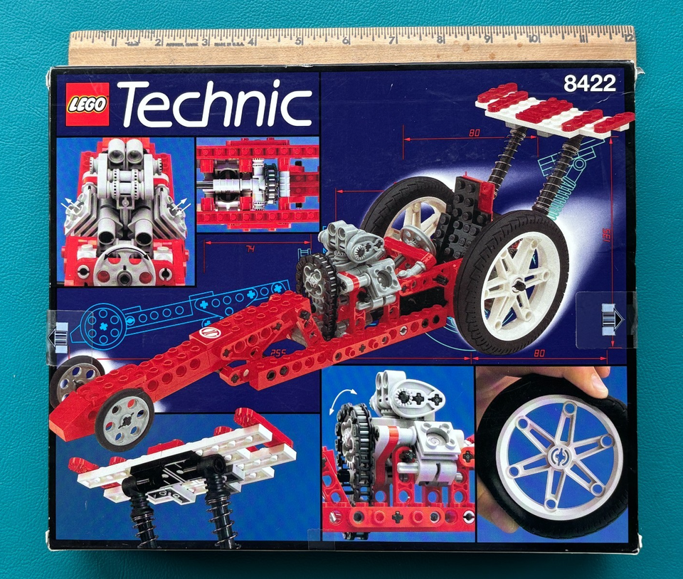 NIB Sealed LEGO TECHNIC: Circuit Shock Racer build kit 315 pcs #8422 ...
