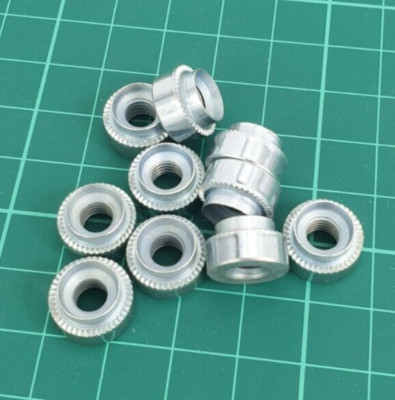 20 PACK of M6 Coarse Hank Rivet Bush BZP Round Form Serrated Shoulder ...