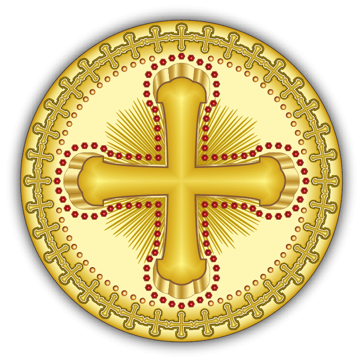 Ornament Golden Cross Car Bumper Sticker Decal | eBay