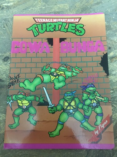 TARTARUGHE NINJA-TURTLES NINJA-90s’PIGNA italy notebook school-quaderno ...