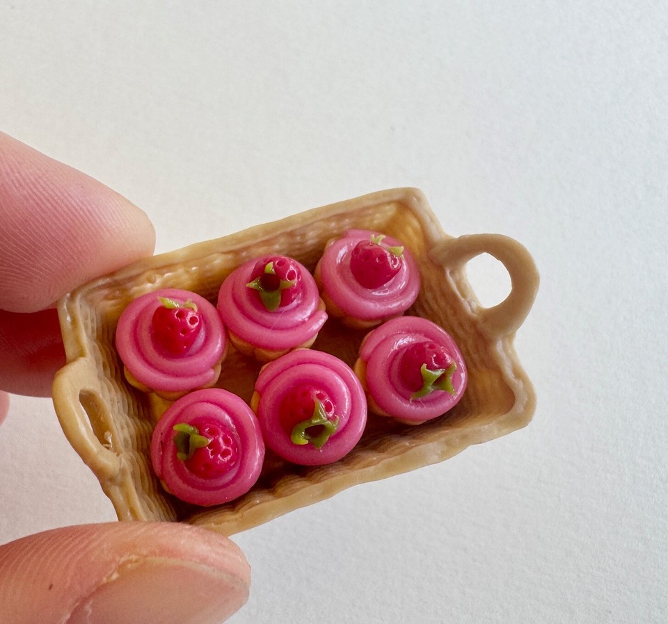 1:12 Food Market Dollhouse Miniature clay bread dessert loaf toast ...