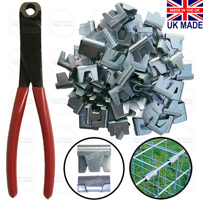 Gabion Clips Large Wire Mesh Clips / Cliptools Gabion Clip Wire Mesh ...