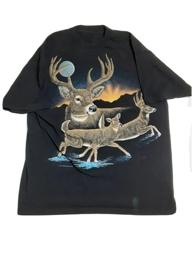 Vintage Gardner Thunder Island Buck Deer Graphic T Sh… - Gem