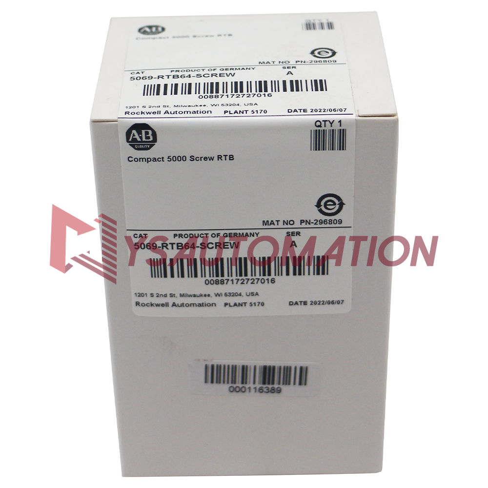 Allen Bradley 5069-RTB6-SCREW 5069 Compact I/O 6 pin Screw type RTB kit ...