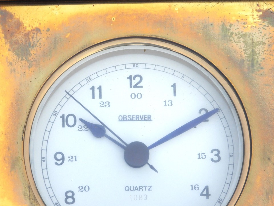 OBSERVER CHRONOMETER WERKE GERMANY MARINE SHIP BOAT NAVIGATION CLOCK ...