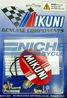 Genuine Mikuni OEM Carburetor Rebuild Kit for Quadrunner & King Quad MK ...