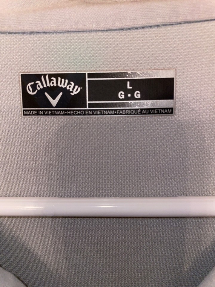 Callaway golf polo, men's shirt L, bird Callaway logo Toyota logo - | eBay
