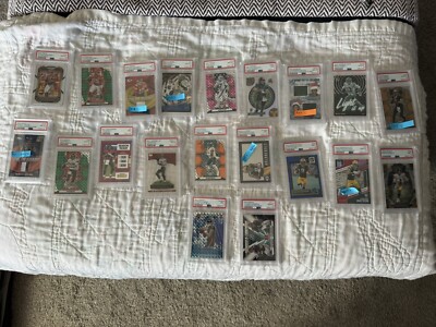 PSA Lot Football. Case Hits, Short Prints, Pop 1s And Low Pops. 20 NFL ...
