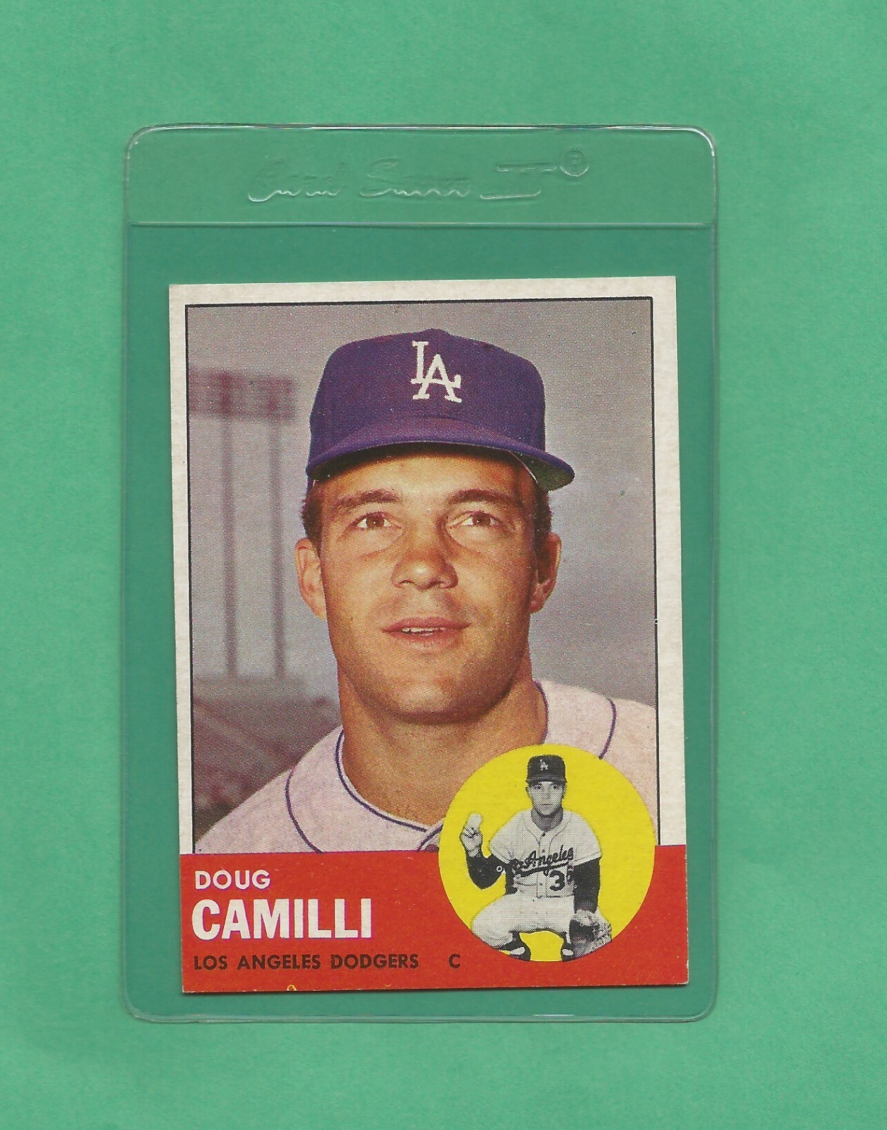 1963 Topps L.A. Dodgers Doug Camilli # 196 NM-MT Tough Card !!! | eBay