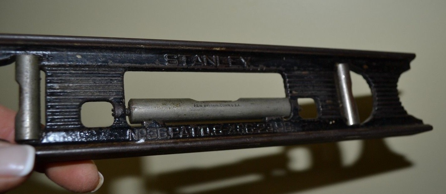 Vintage STANLEY No. 36 Carpenter Machinist Cast Iron 12 Inch Level USA ...