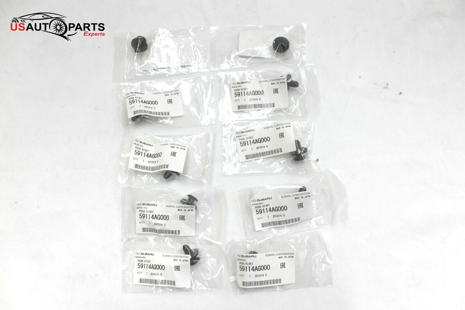 SET OF 10 - Genuine Subaru Fender Liner Retainer Rivets For Impreza ...