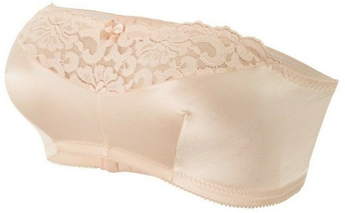 Glamorise COMPLETE COMFORT Bra 42B 42C 42D (STRAPLESS) Lace (WIRELESS ...